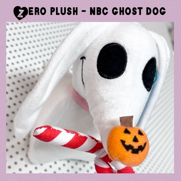 Disney | Other | Holiday Nbc Ghost Dog Zero Plush 6 W Candy Cane ...